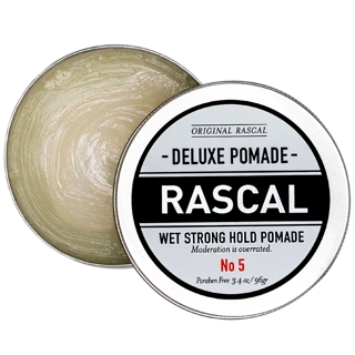 Rascal #5 Pomade Wet Strong, 3.4oz – CLASSIC BARBER PRODUCTS
